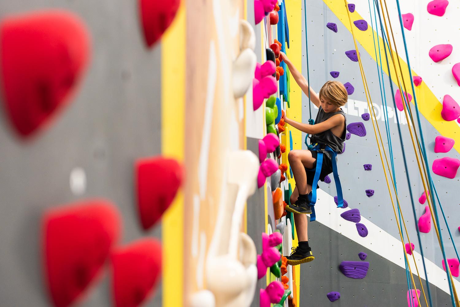 Indoor Rock climbing for kids - Climb Fit